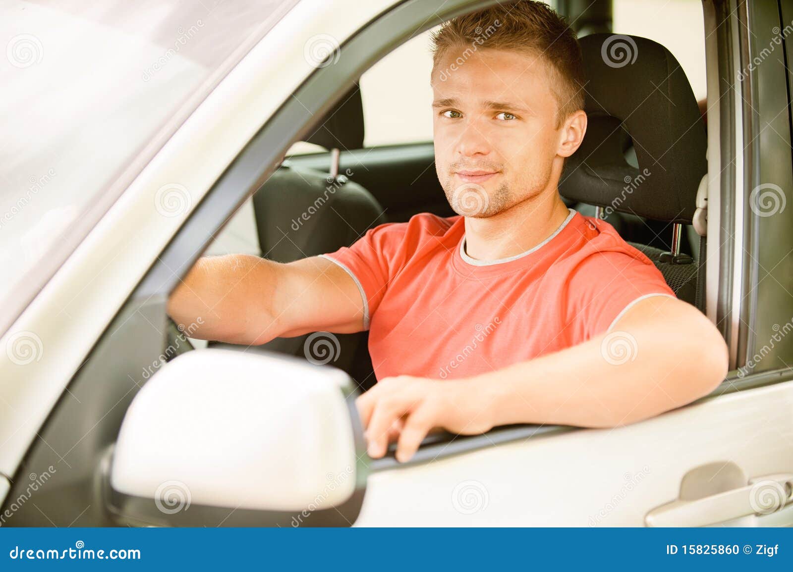 Driver of car looks stock photo. Image of eyes, fresh - 15825860