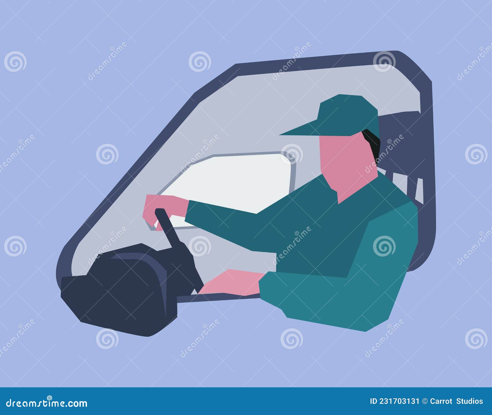 Driver vector design stock vector. Illustration of vector - 231703131