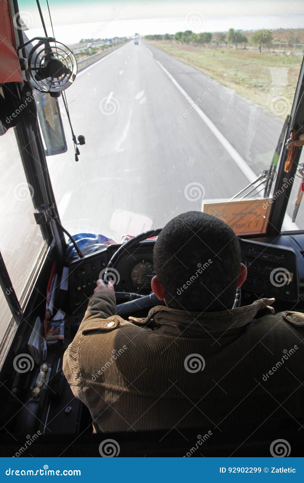 Driver driving bus editorial stock image. Image of moving - 92902299