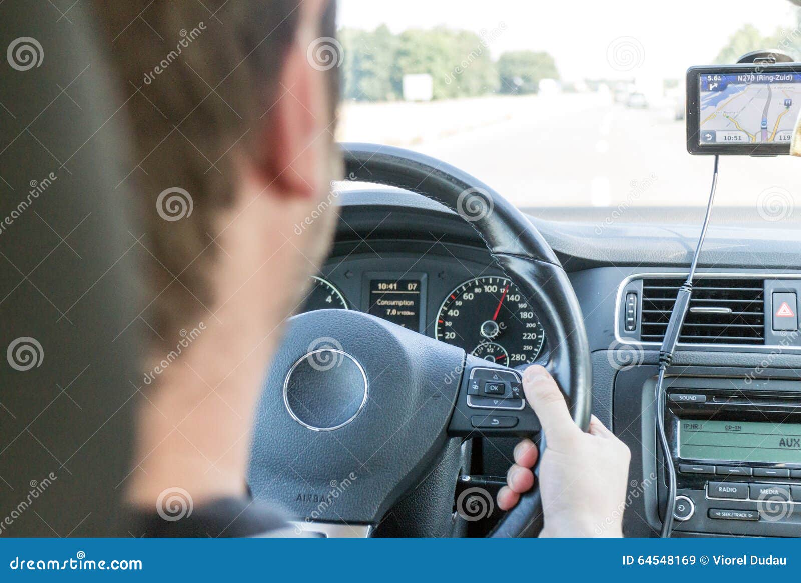 Driver driving car stock image. Image of vehicle, system - 64548169