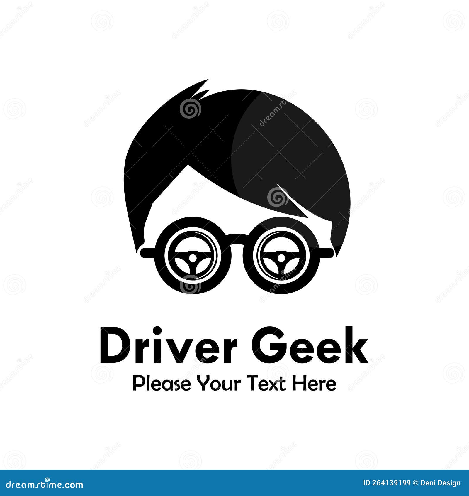 Driver geek logo stock vector. Illustration of advertising - 264139199