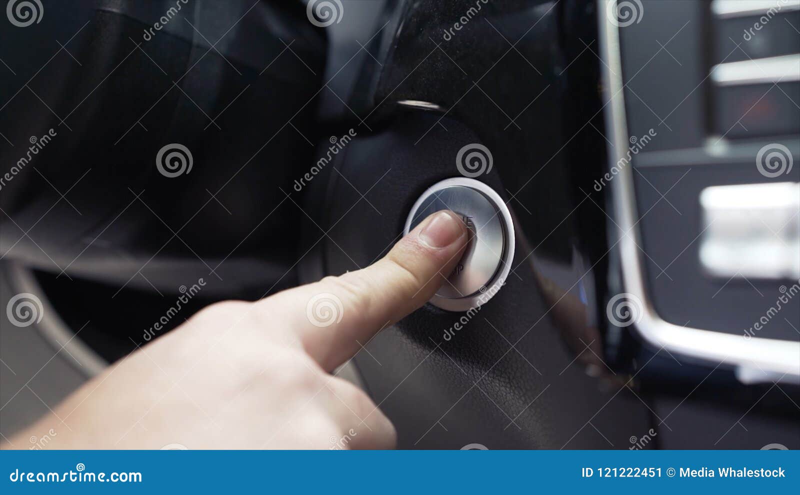 Driver Hand Pushes Engine Start Stop Button. Stock Stock Image - Image ... Driver Hand Pushes Engine Start Stop Button. Stock Stock Image - Image ...