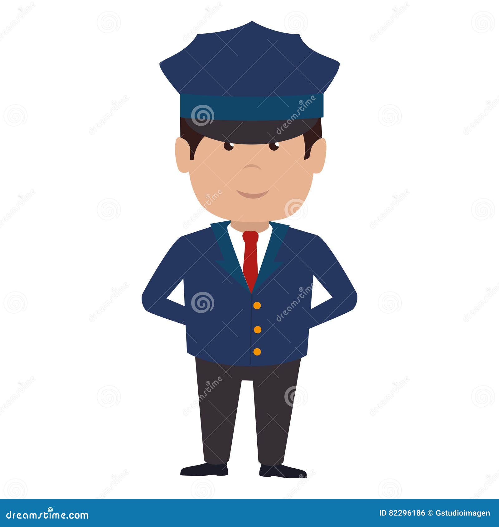 Driver Hotel Service Isolated Icon Stock Illustration - Illustration of ...