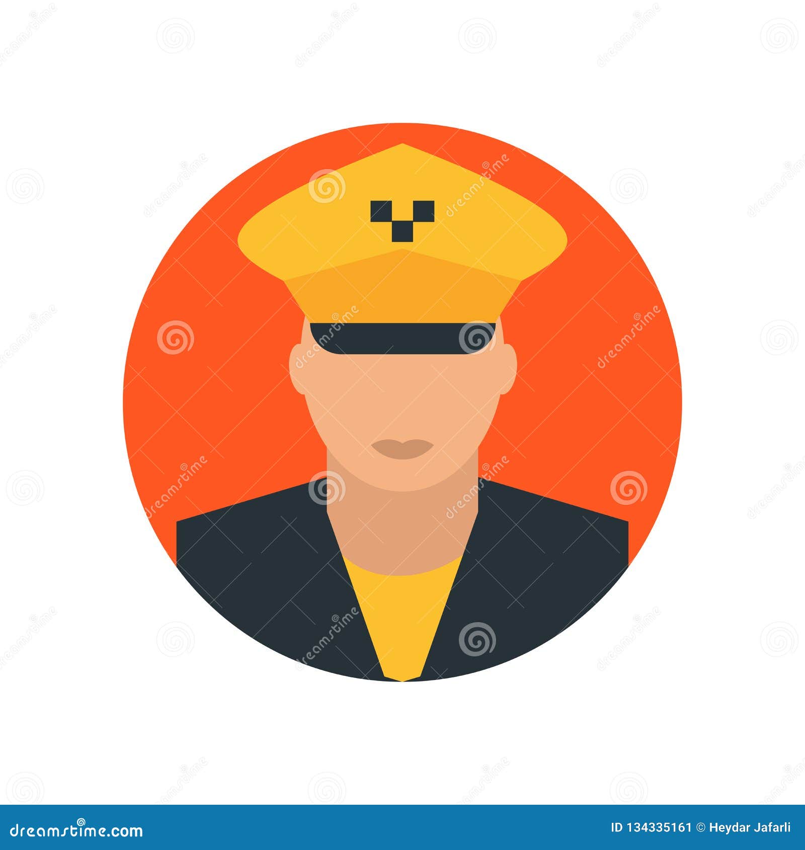 Driver Icon Vector Sign and Symbol Isolated on White Background, Driver ...