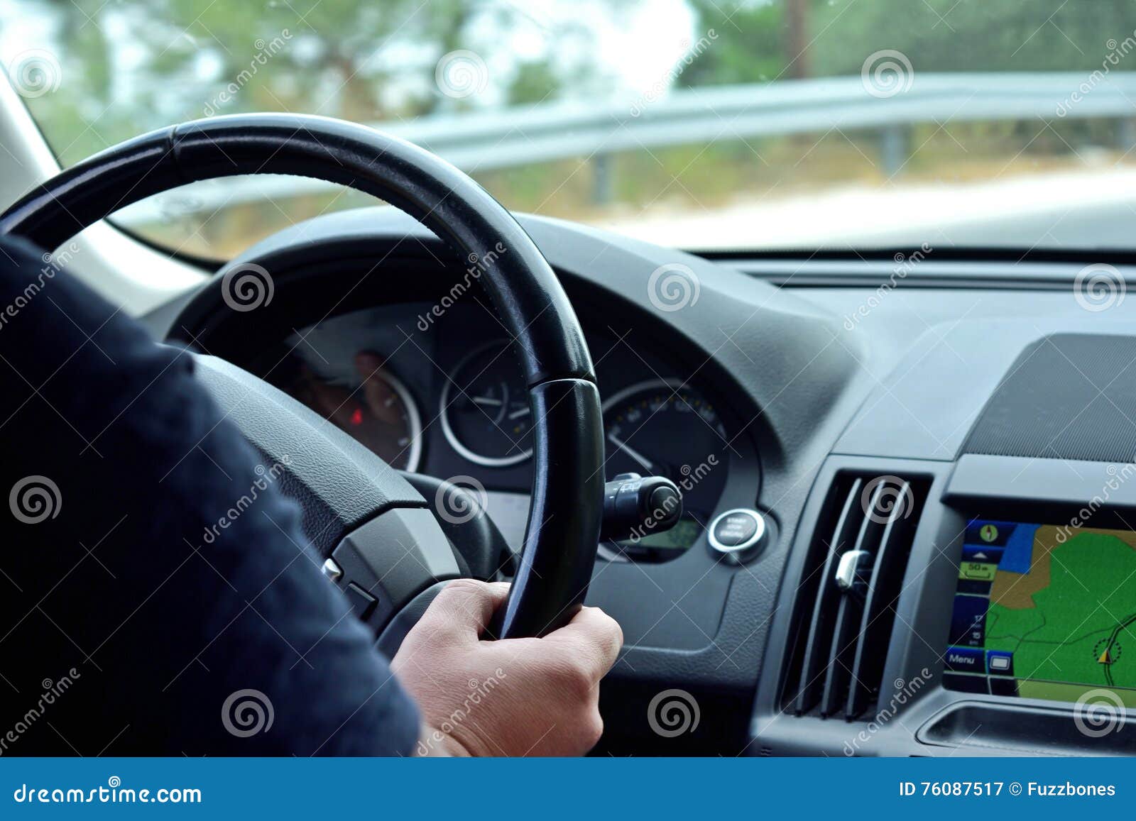 Driver inside car stock image. Image of gear, travel - 76087517