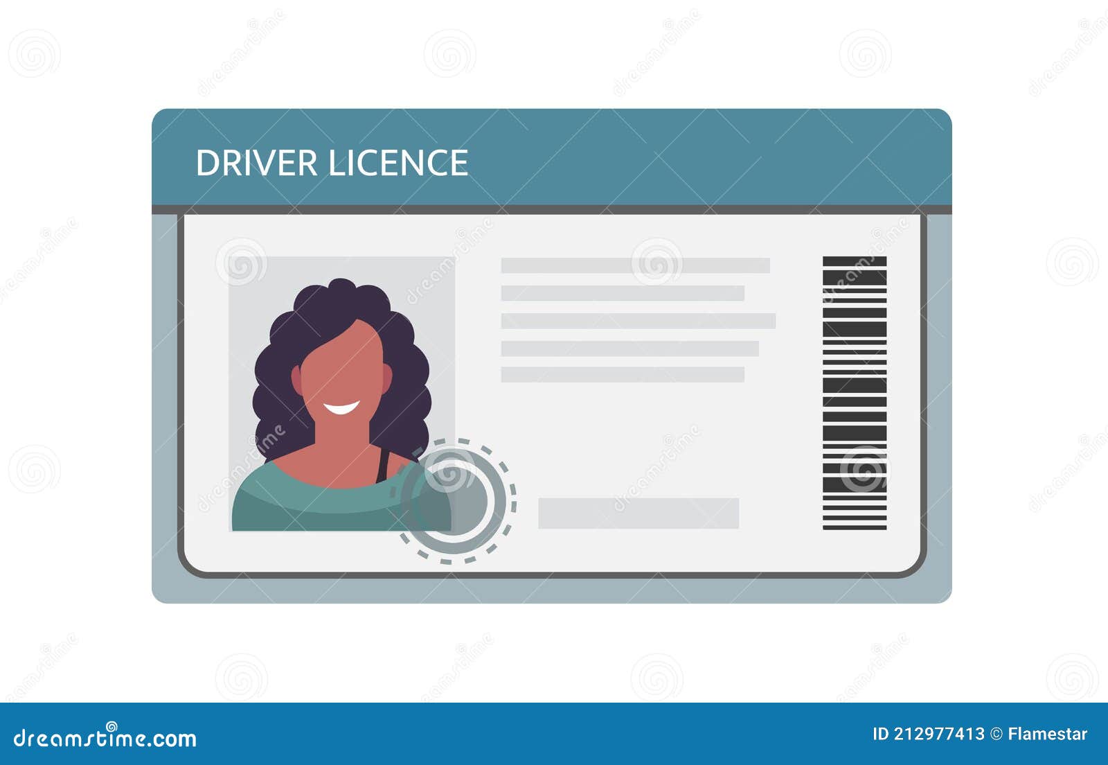 Driver Licence Icon. Driver Id Card Vector License Stock Vector ...