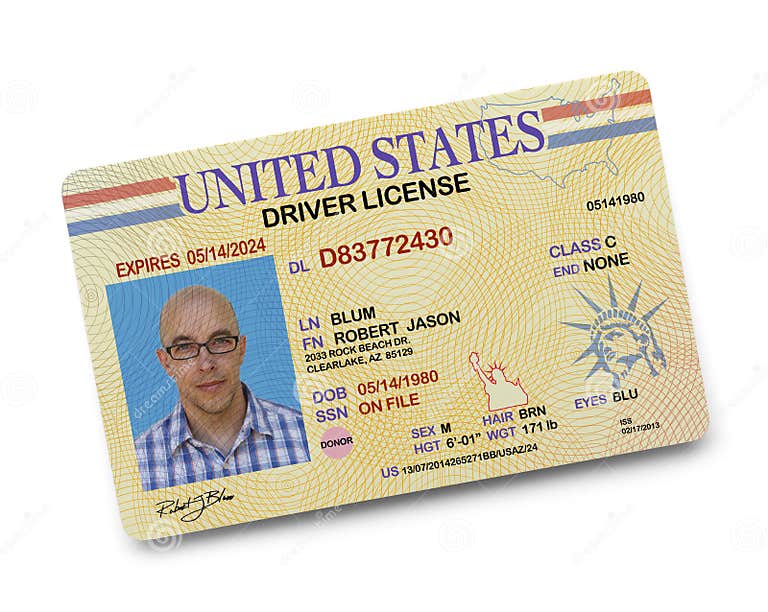 Driver License stock photo. Image of glasses, card, photograph - 43920374