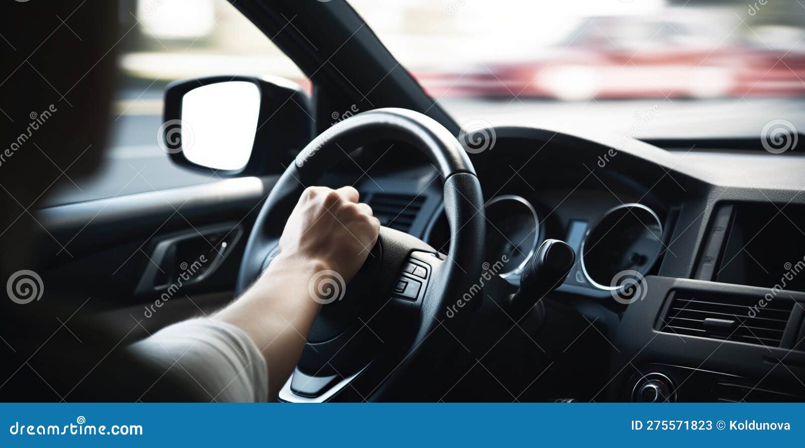 A Driver Participating in a Defensive Driving Course, Set Against a ...