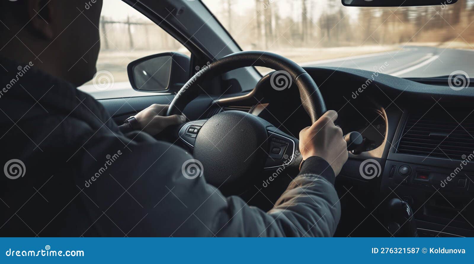 A Driver Participating in a Defensive Driving Course, Set Against a ...
