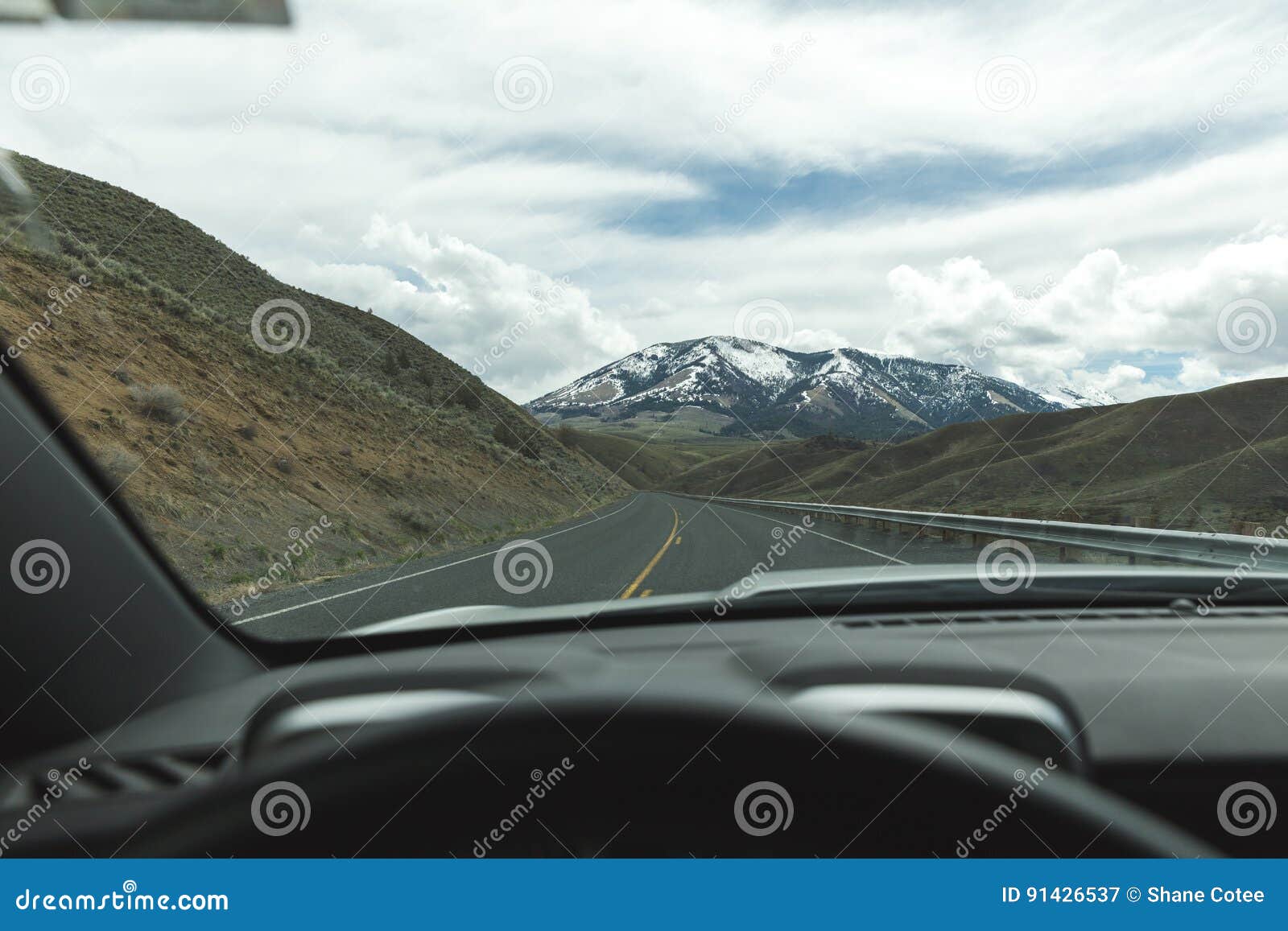 Driver Perspective stock image. Image of inside, dashboard - 91426537