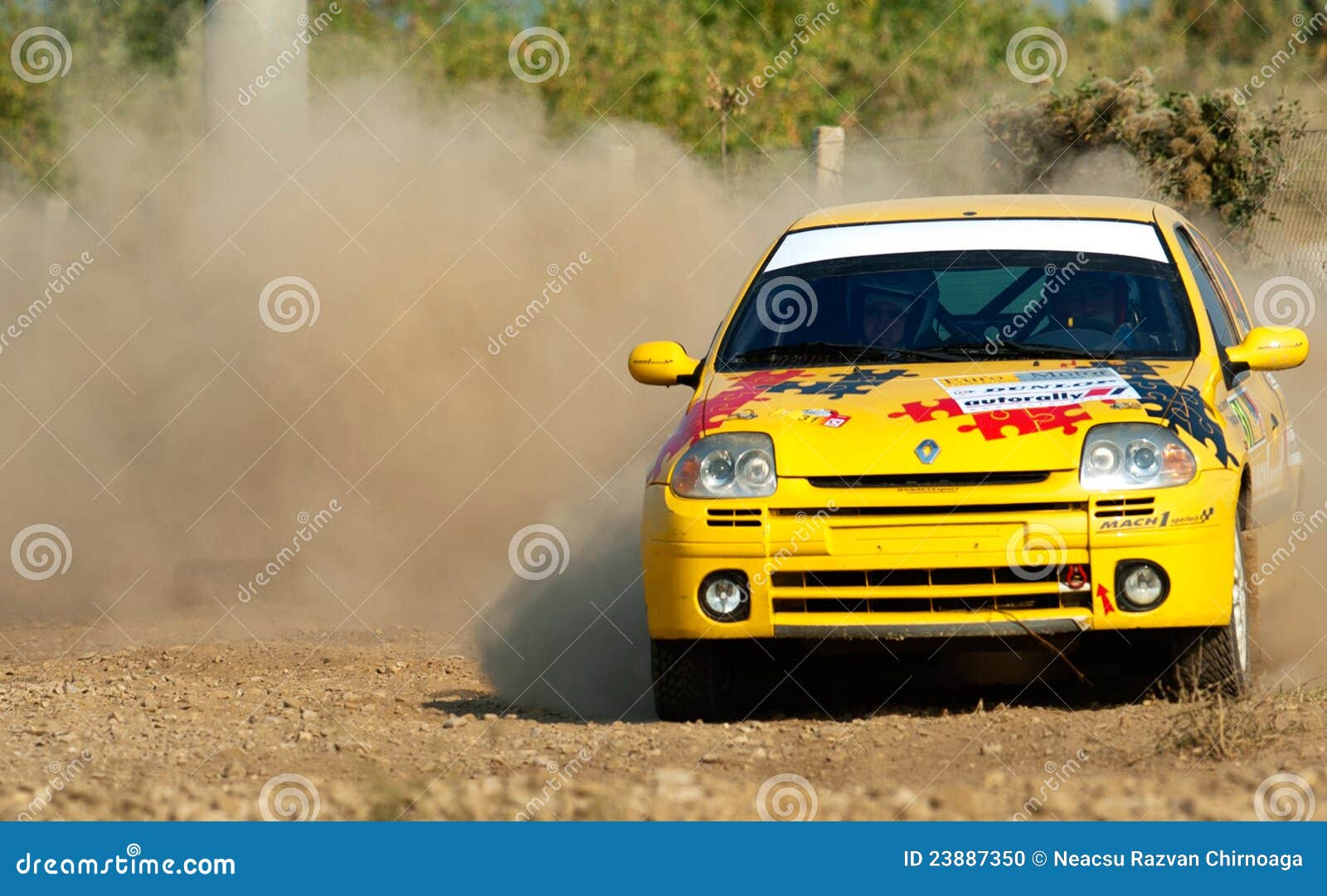 Driver Piloting His Car at Barsa Rally Editorial Image - Image of ...