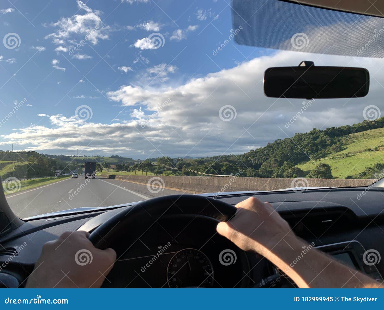 Driver point of view stock image. Image of adult, driver - 182999945