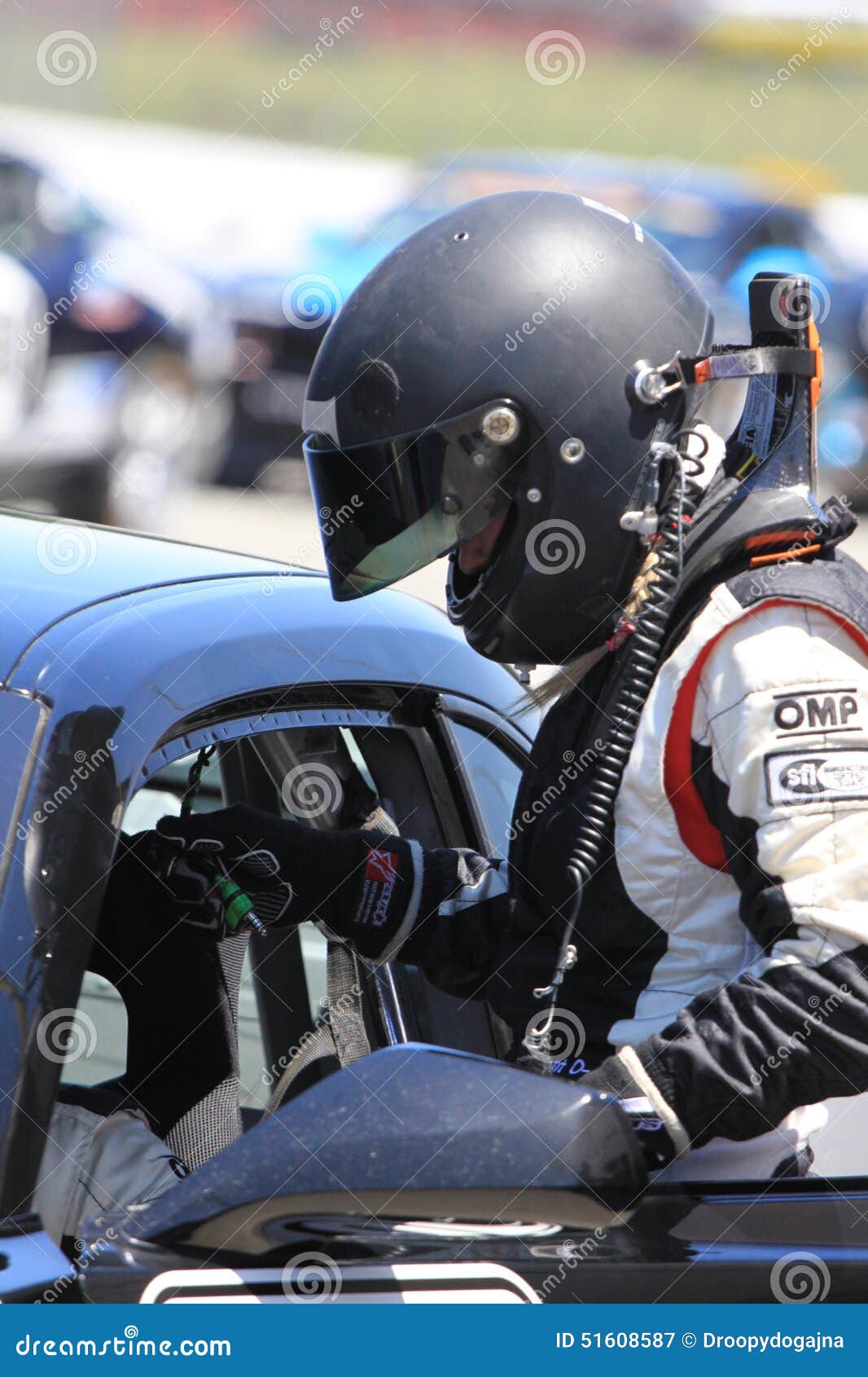 Driver at race start editorial photography. Image of automobile - 51608587