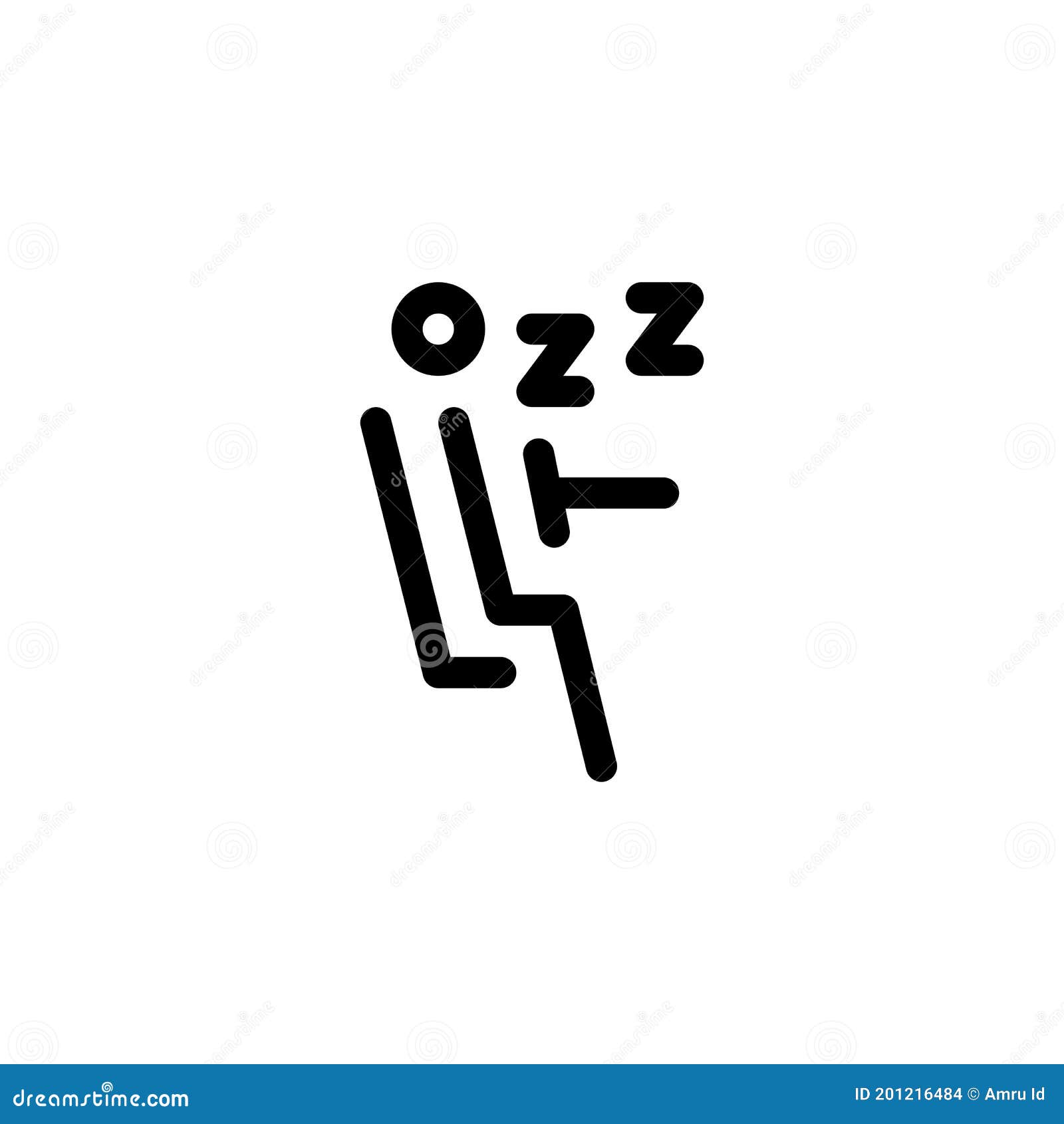 Driver Rest Area, Rest, Sleep Icon, Logo, Vector Stock Vector ...