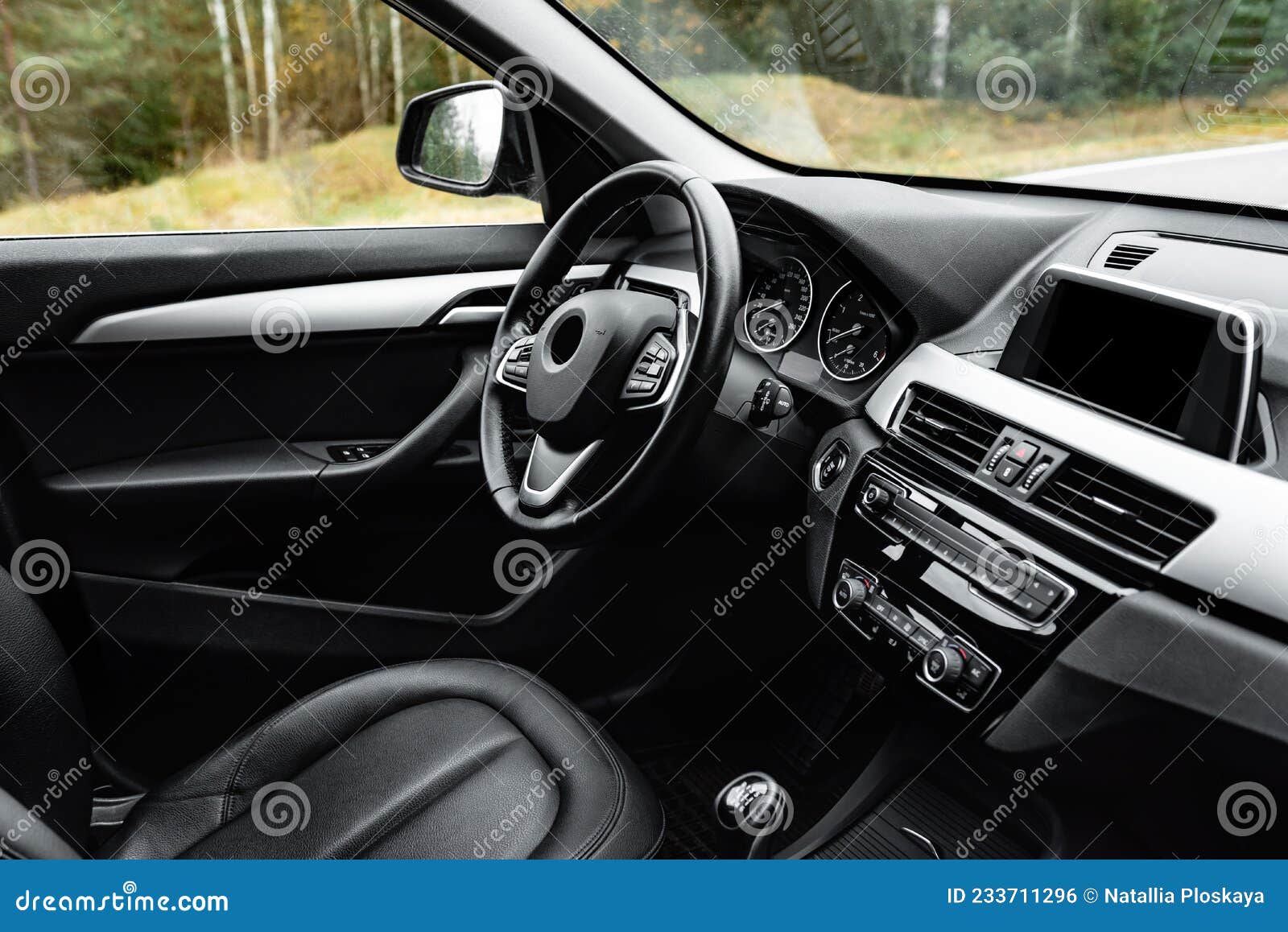 Driver`s Seat of the Car. Car Interior. Stock Photo - Image of seat ...