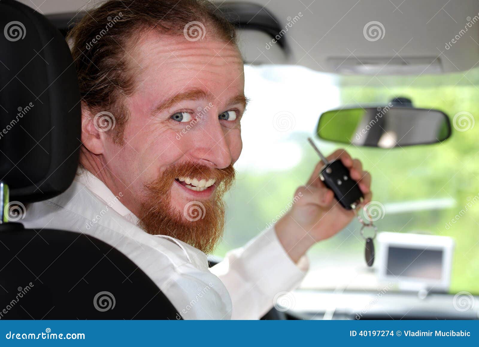 Driver smiling stock photo. Image of drivers, happy, license - 40197274