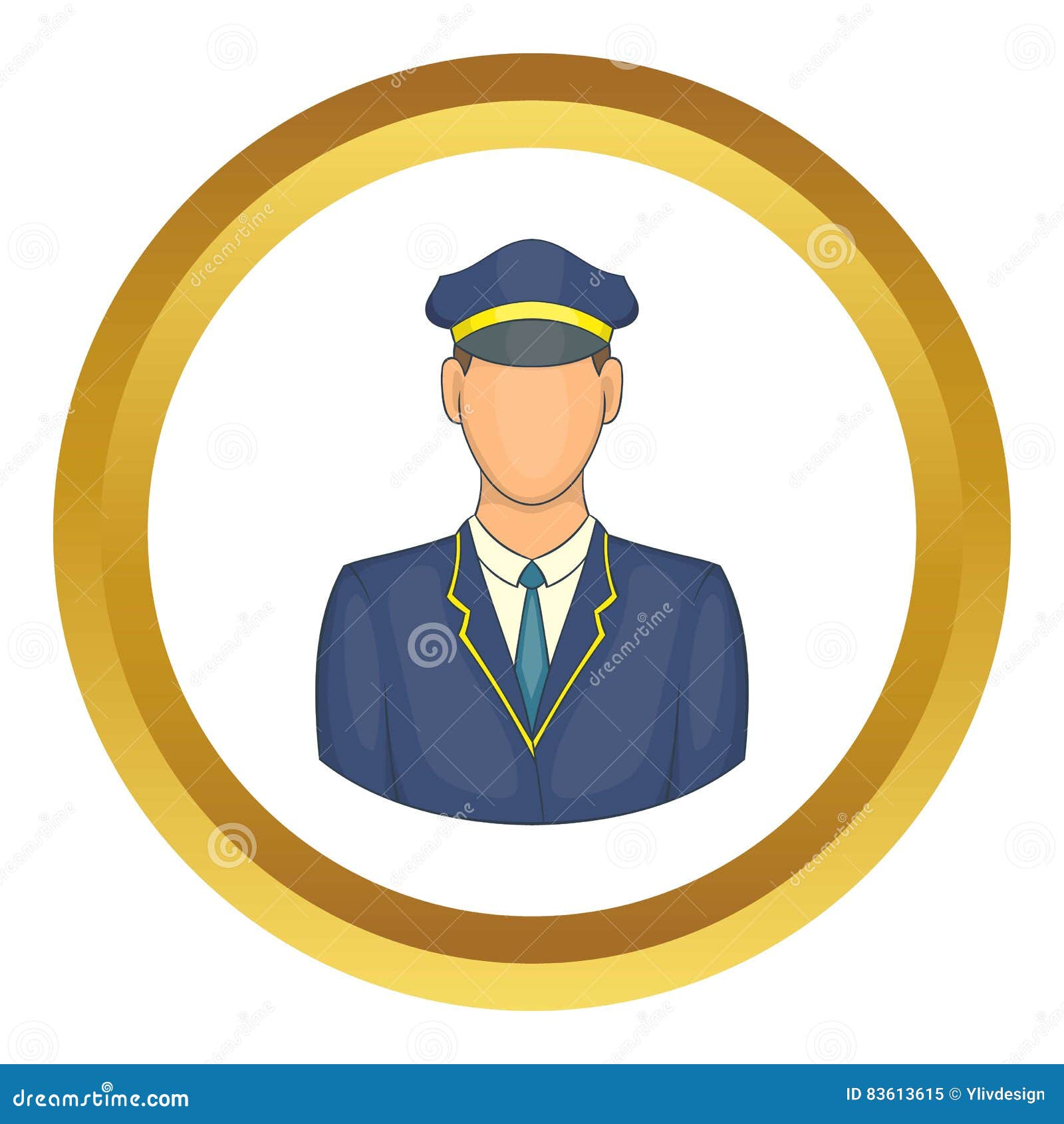 Driver of Train Vector Icon Stock Vector - Illustration of design ...