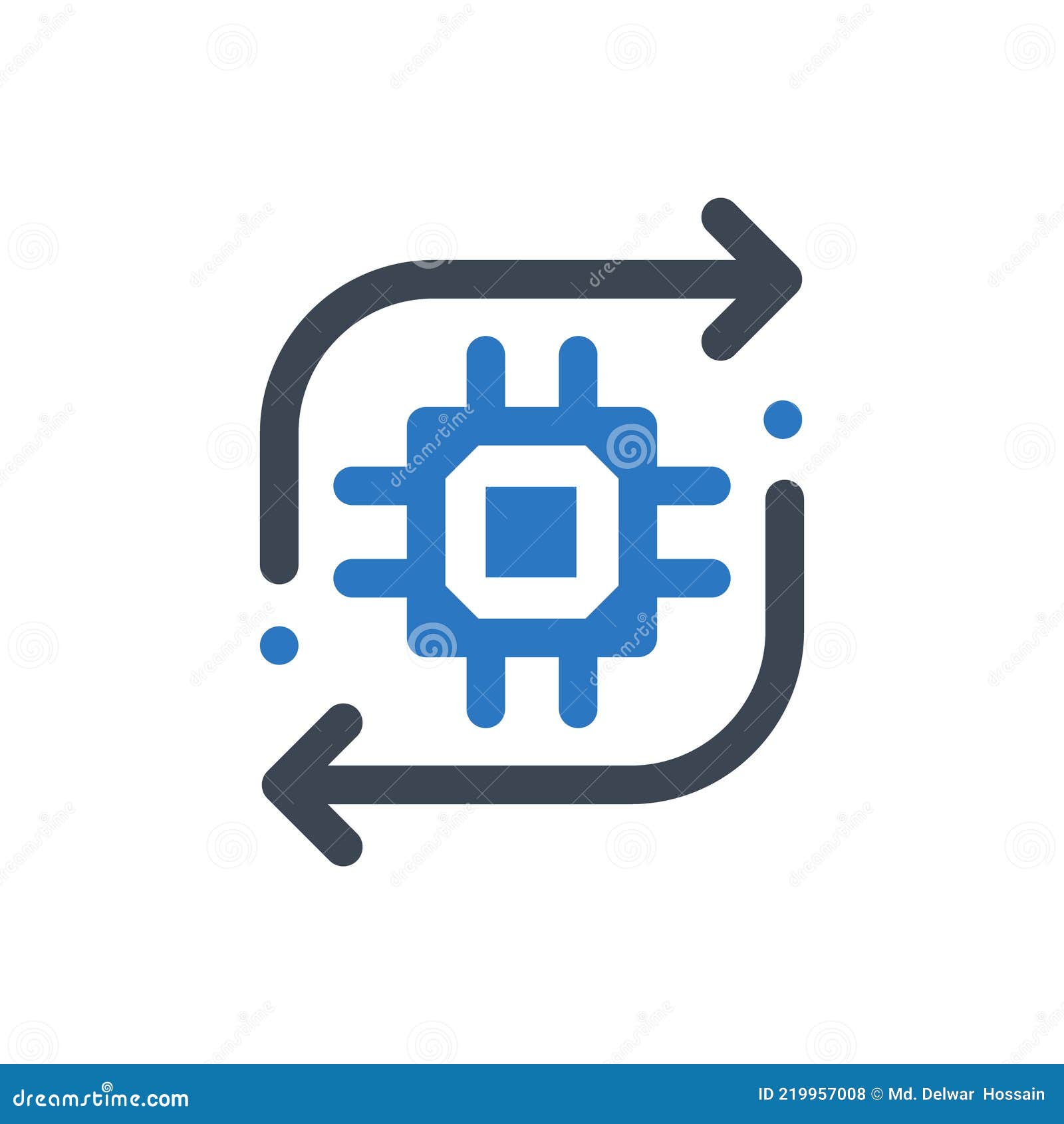 Driver update icon stock vector. Illustration of symbol - 219957008