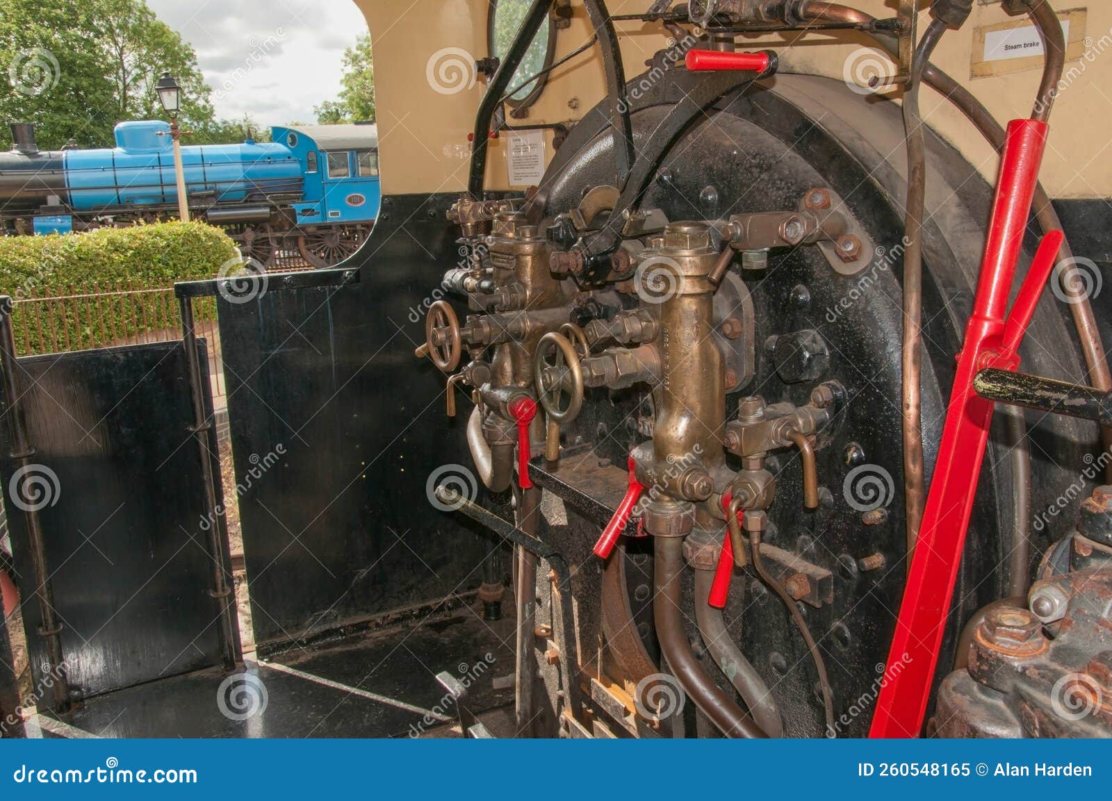 Drivers On Steam Locomotive Stock Photo | CartoonDealer.com #33976200