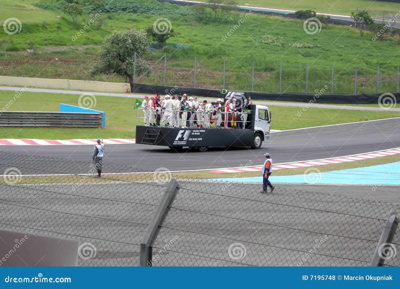 Drivers on platform editorial stock photo. Image of prix - 7195748