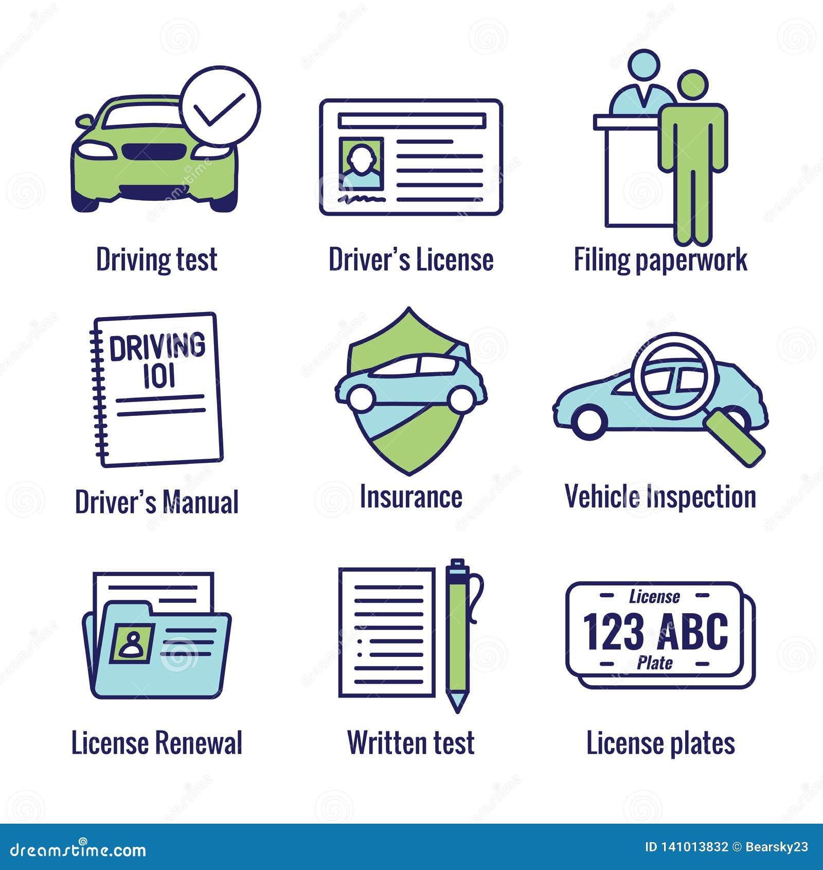 License Icon. Trendy Modern Flat Linear Vector License Icon On W ...