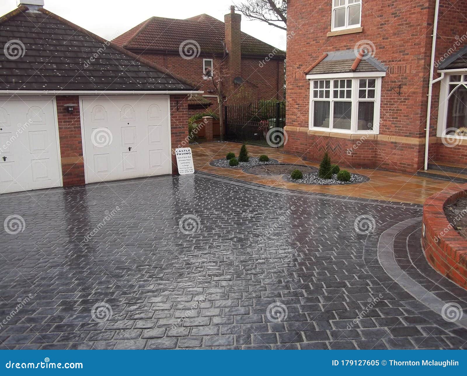 Block Paving Floor Texture Background Royalty-Free Stock Photo ...