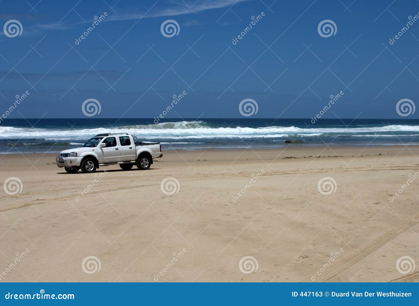 Driving on beach stock image. Image of surf, travel, drive - 447163
