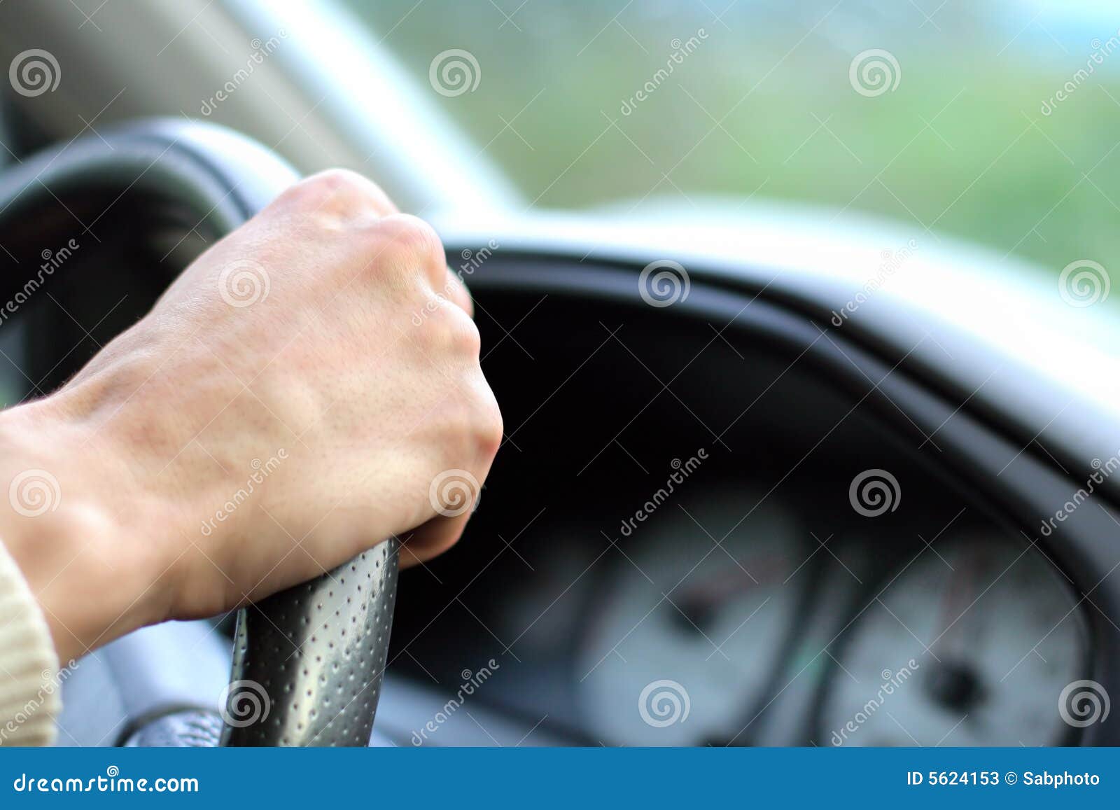 Driving a car stock image. Image of hand, control, street - 5624153