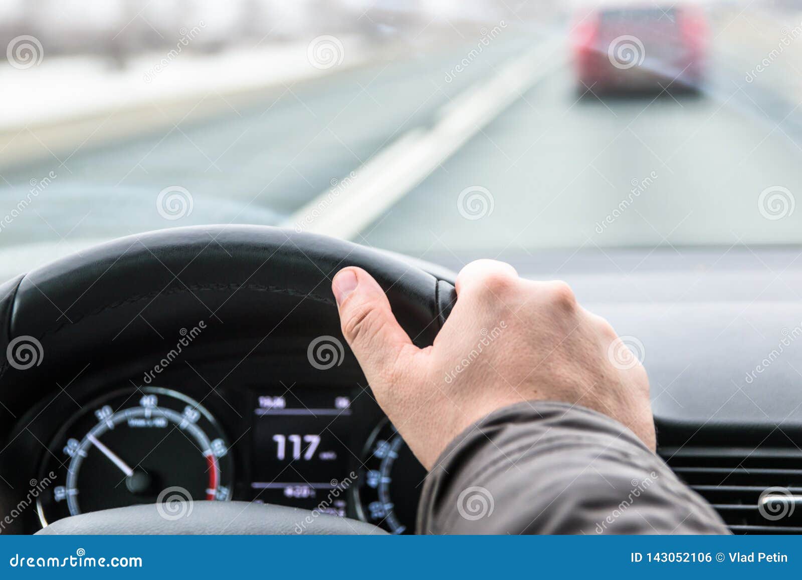 Driving car over speed stock photo. Image of hand, highway - 143052106