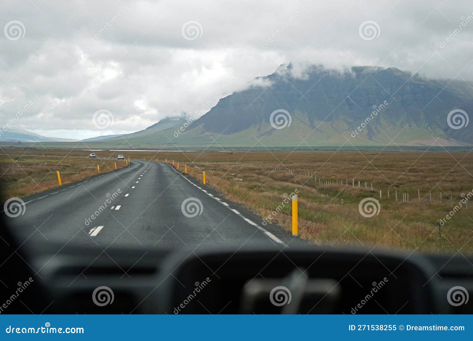 Driving a Car - Perspective of a Driver Stock Image - Image of speed ...