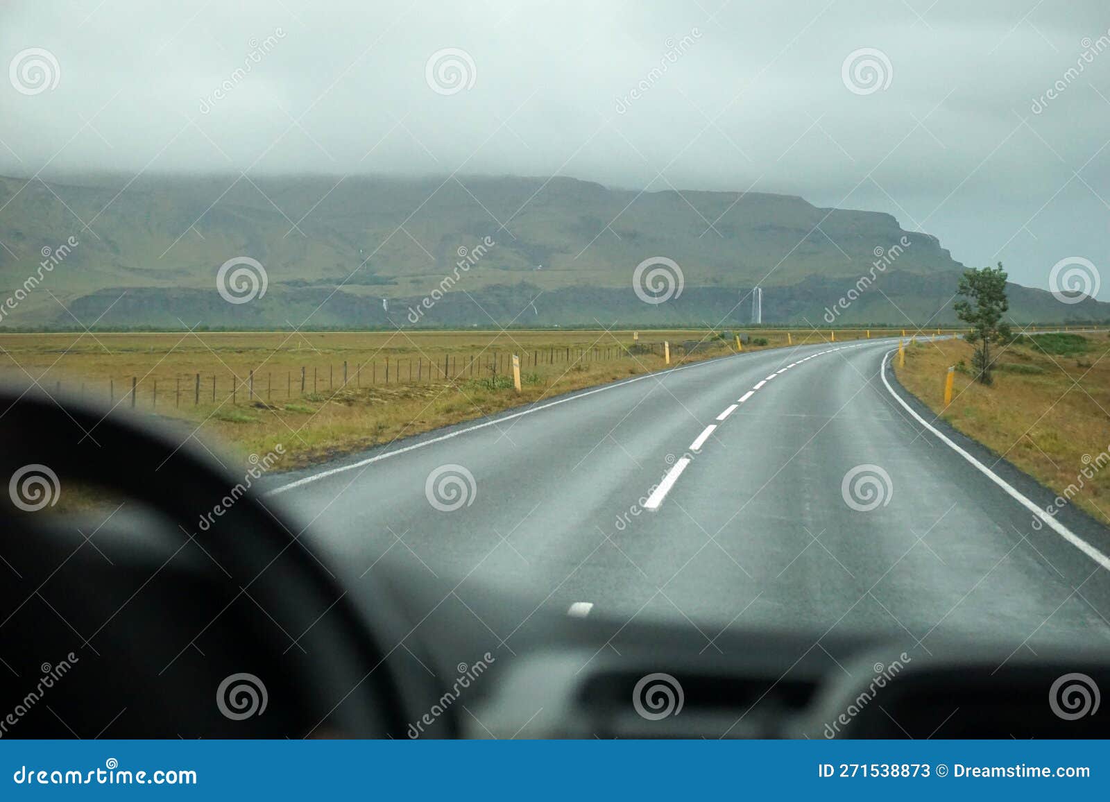 Driving a Car - Perspective of a Driver Stock Image - Image of interior ...