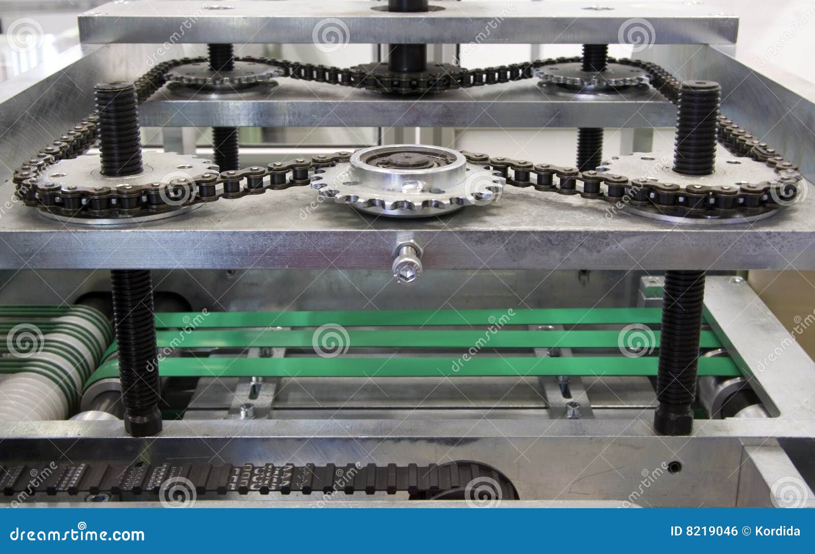 Driving chain stock photo. Image of belt, linkage, steel - 8219046