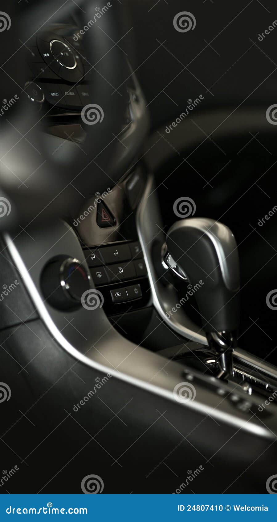 Driving Console stock photo. Image of shift, buttons - 24807410