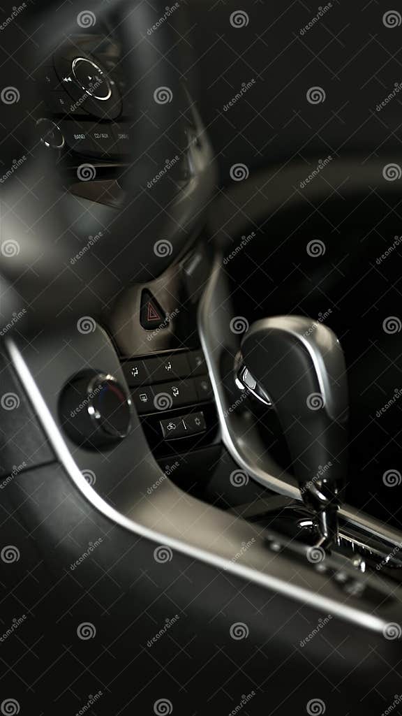 Driving Console stock photo. Image of shift, buttons - 24807410