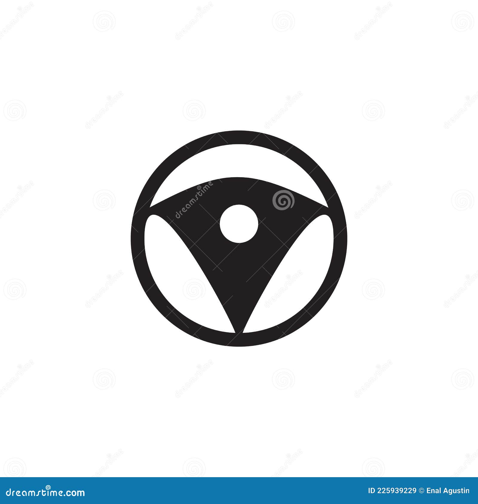 Driving Course Logo Design Template Stock Vector - Illustration of ...