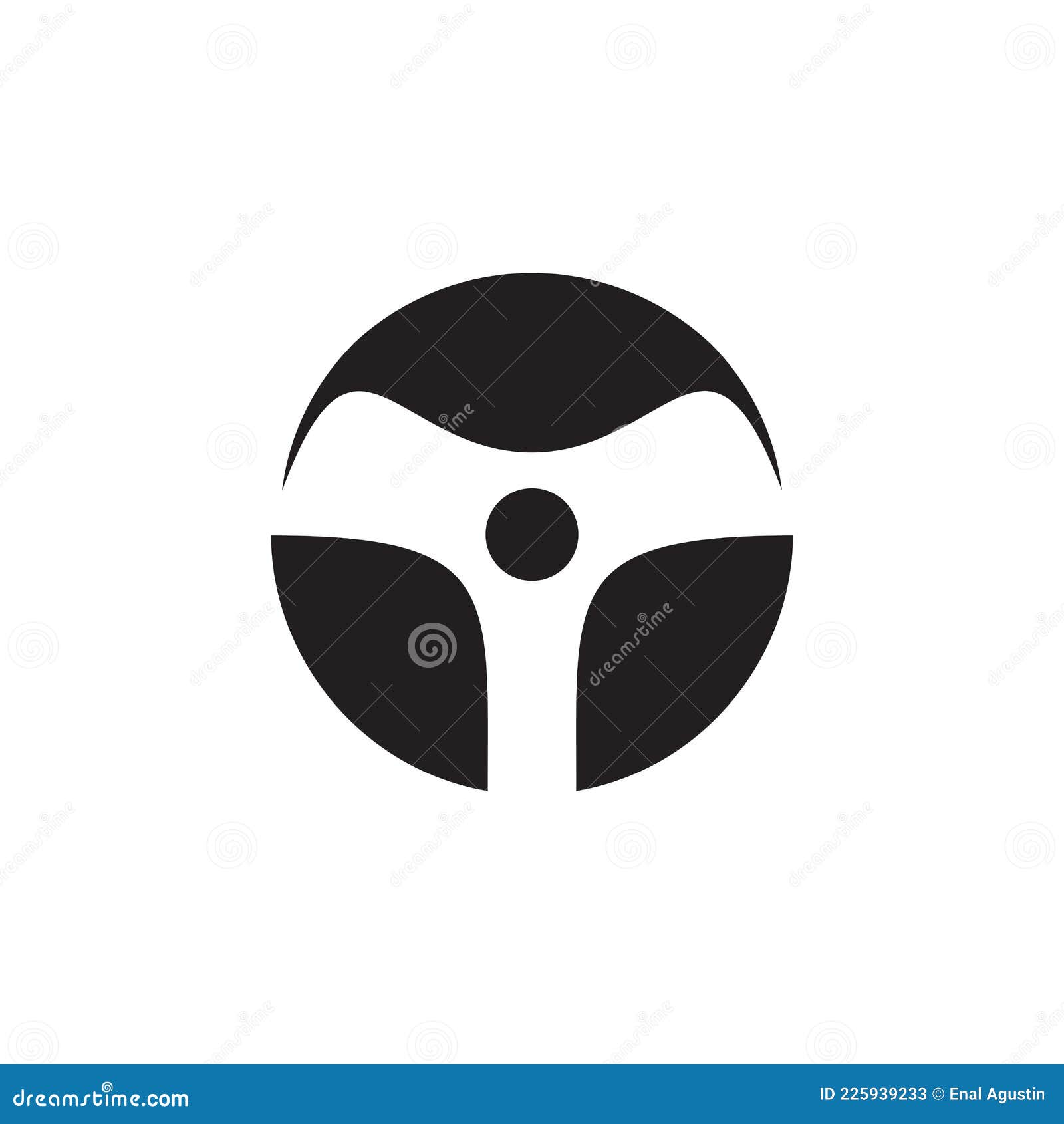 Driving Course Logo Design Template Stock Vector - Illustration of ...