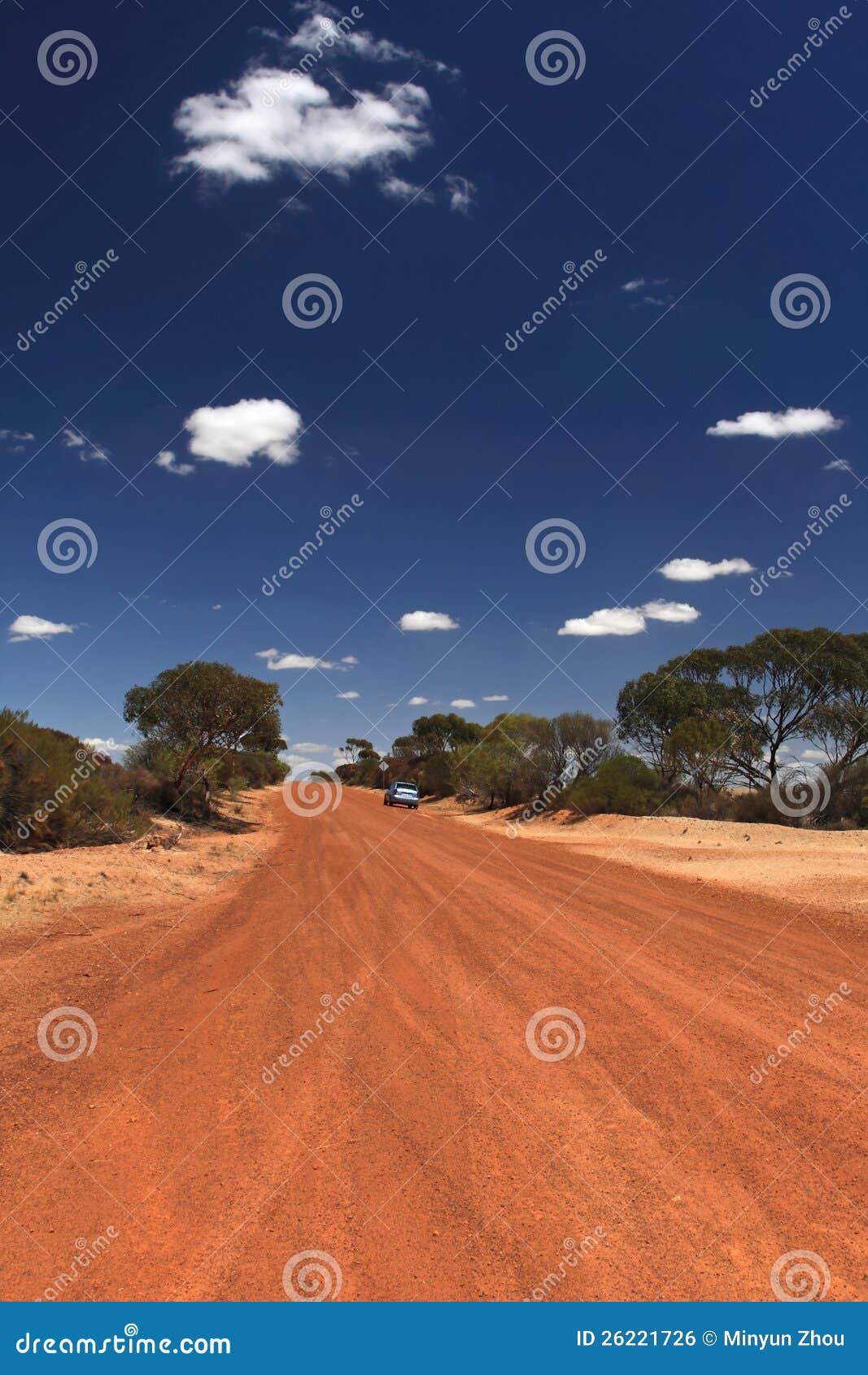 Driving through the desert stock photo. Image of endless - 26221726