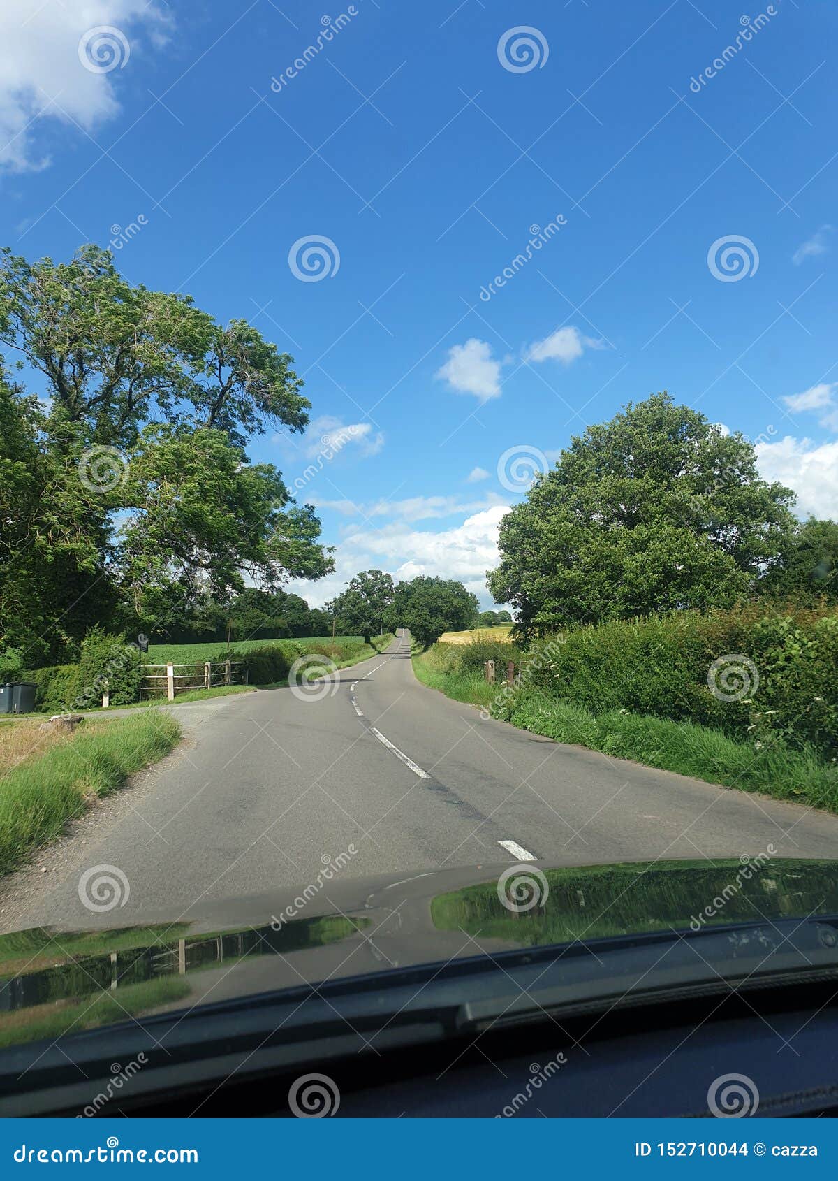 Driving down an open road stock photo. Image of open - 152710044
