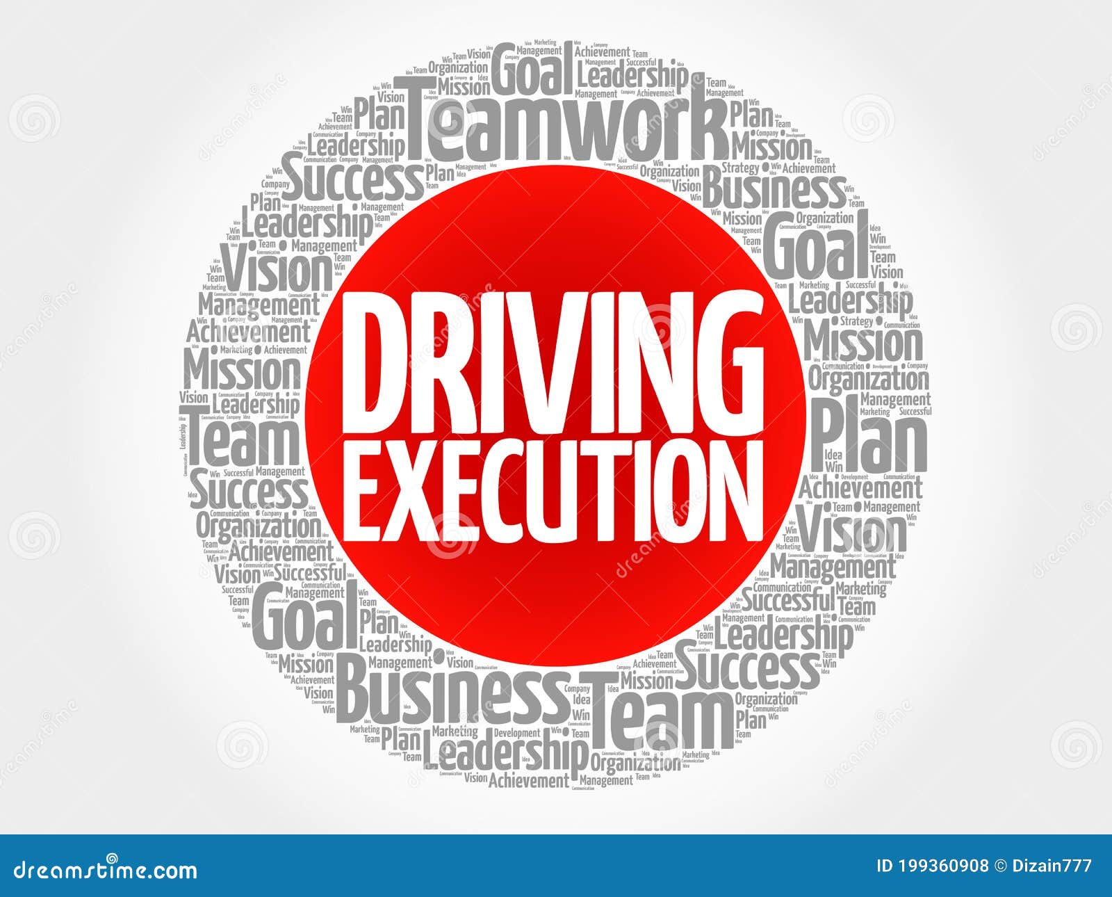 Driving Execution circle stock illustration. Illustration of concept ...