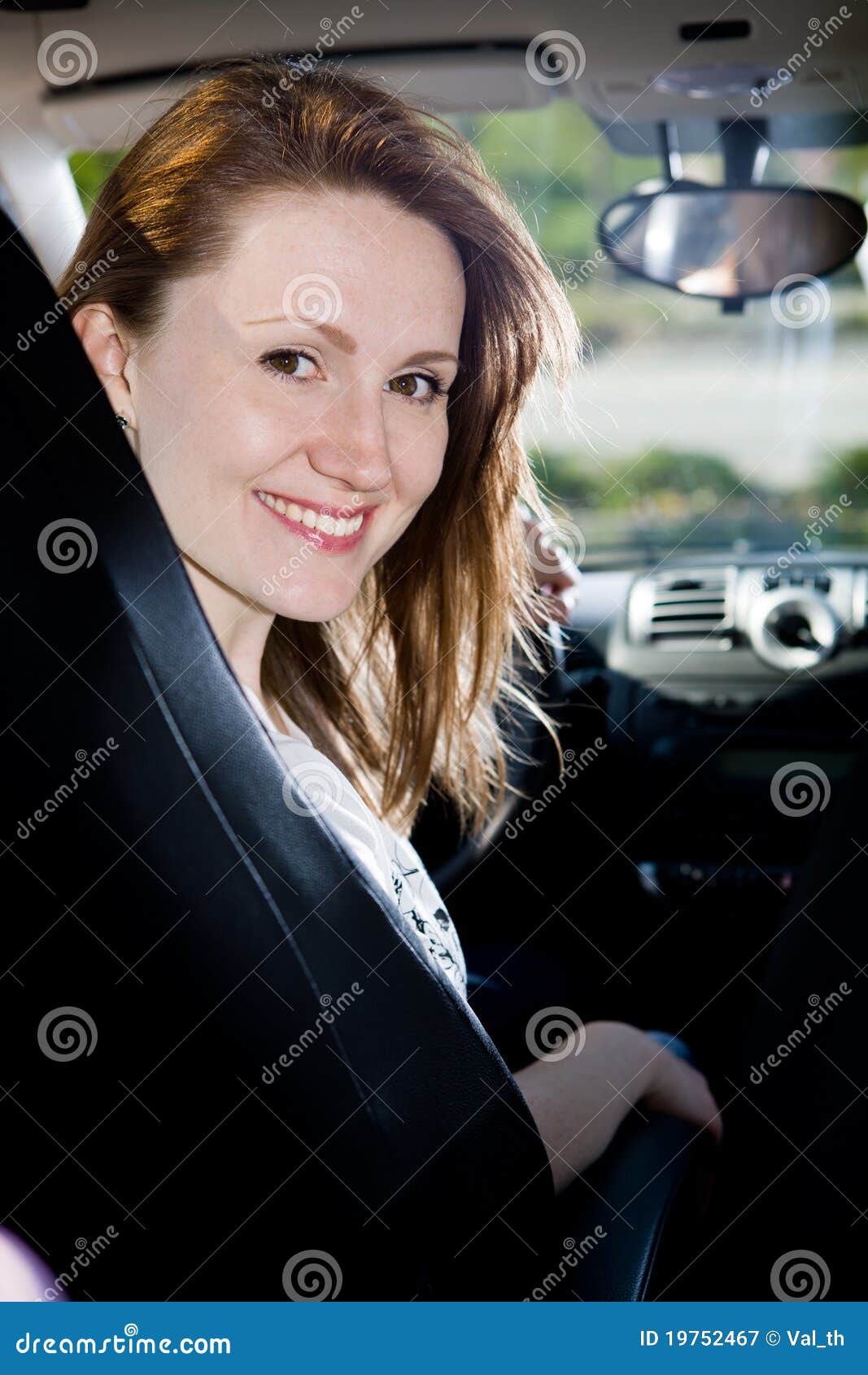 Driving girl stock image. Image of traveling, road, driver - 19752467