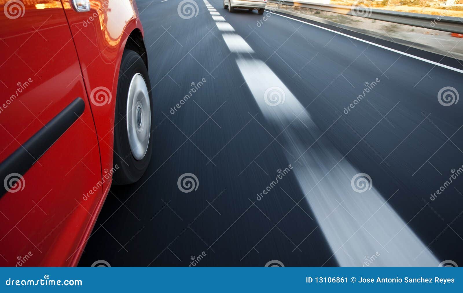 Driving at high speed stock image. Image of copyspace - 13106861