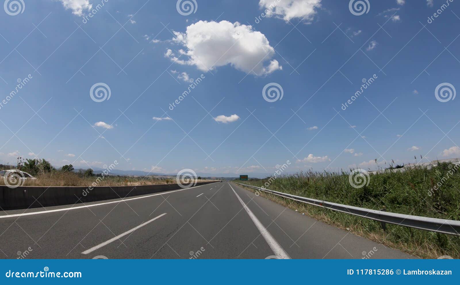 Driving on the Highway, Front View Stock Footage - Video of green, safe ...