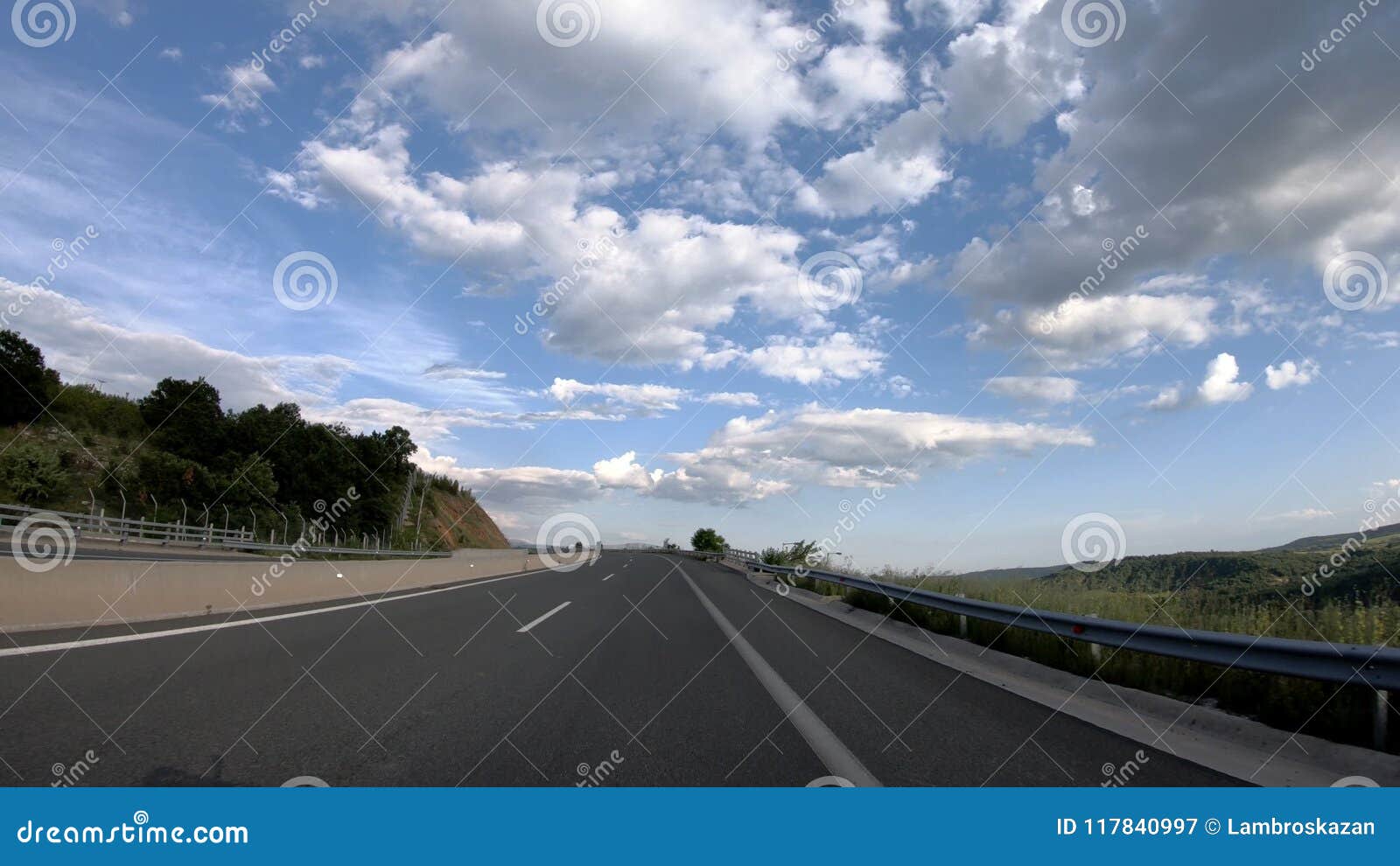 Driving on the Highway, Front View Stock Video - Video of driving ...