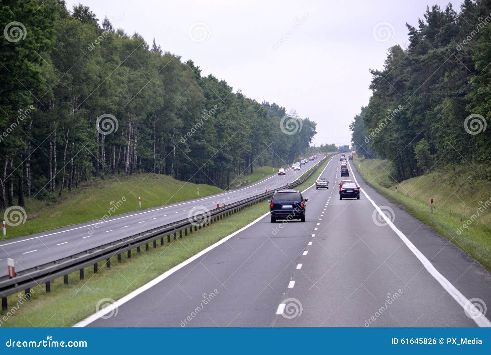 Driving on a highway stock photo. Image of asphalt, fast - 61645826