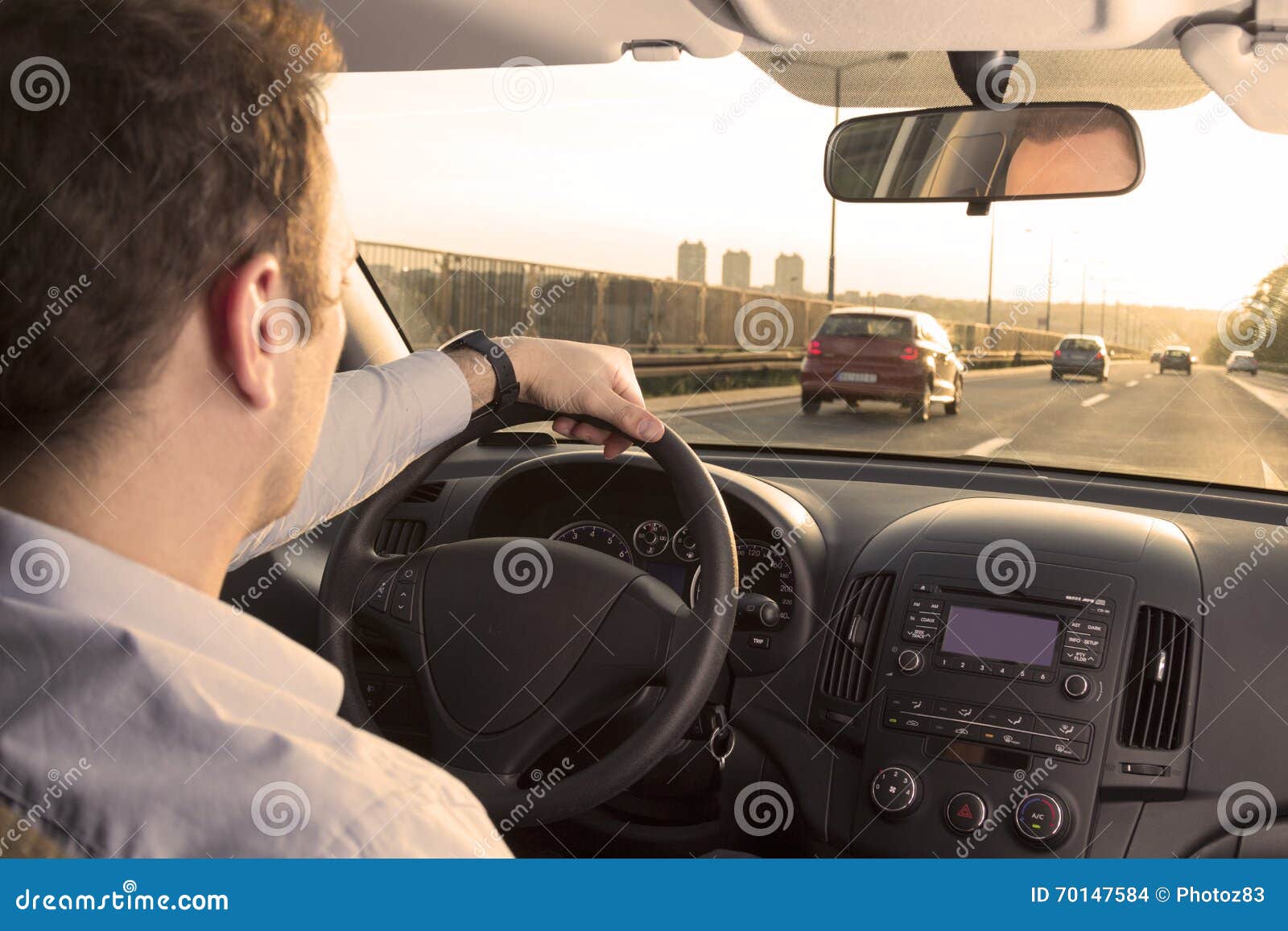 Driving home after work stock photo. Image of summer - 70147584
