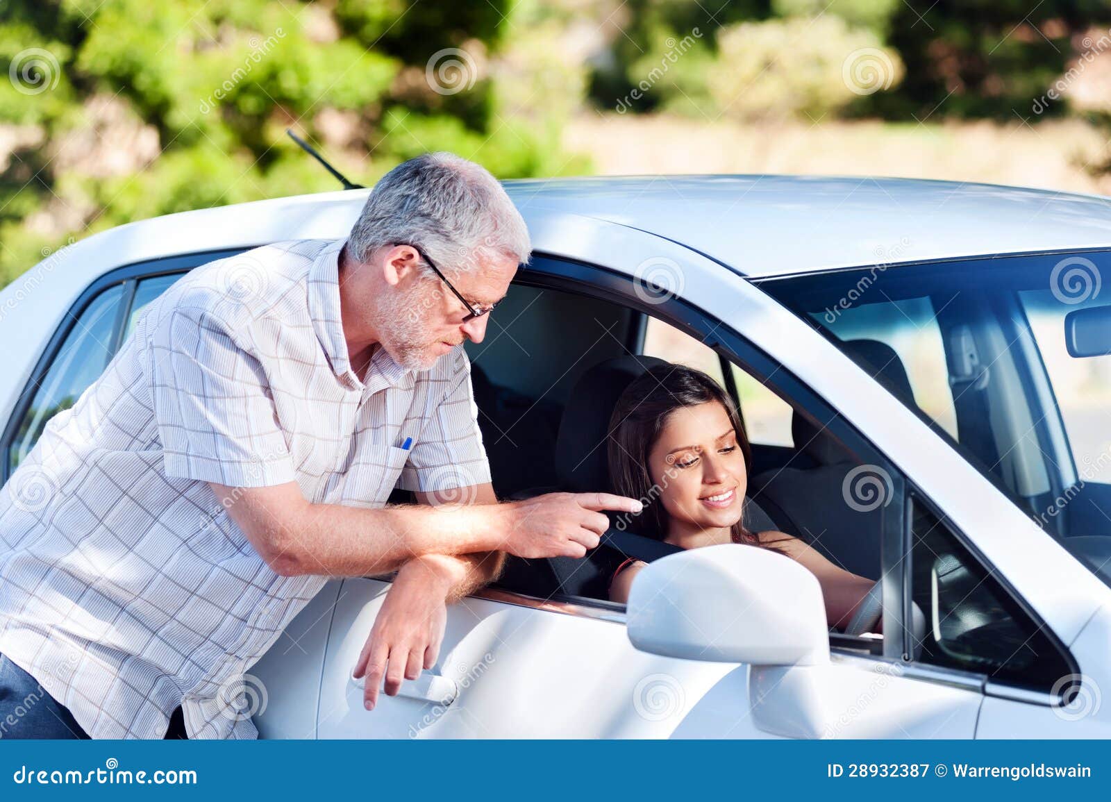 Driving lesson stock image. Image of learn, education - 28932387