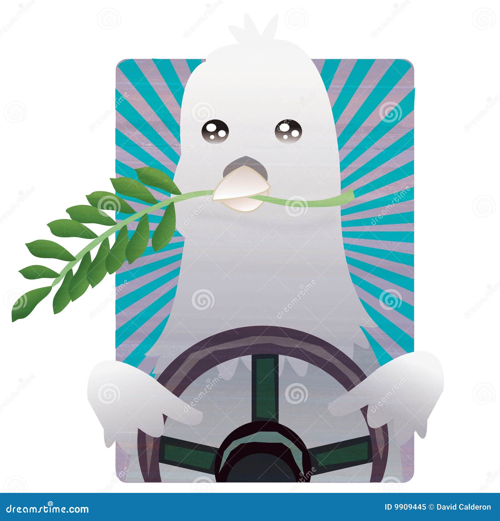 Driving Moods - Dove stock illustration. Illustration of driving - 9909445