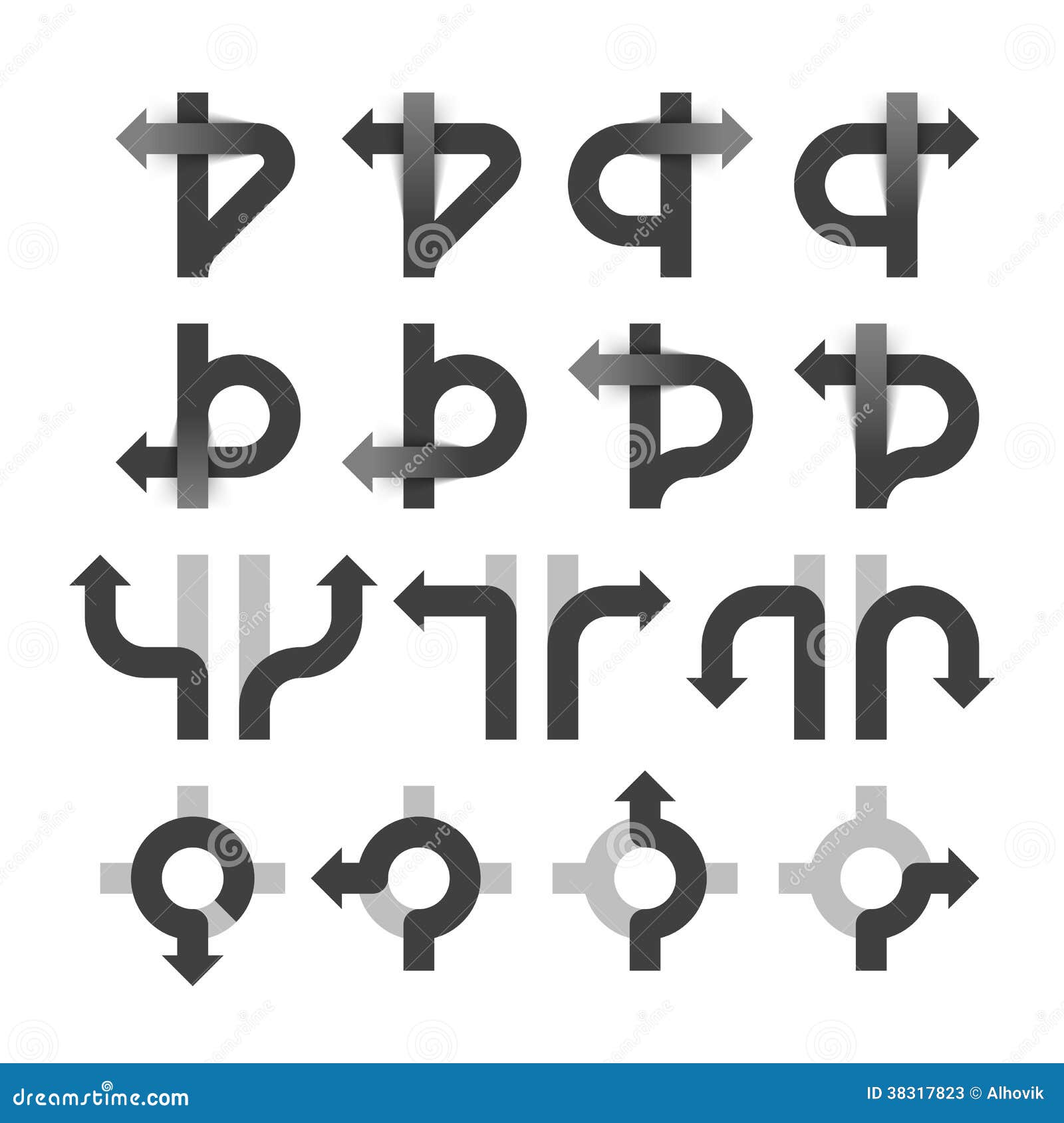 Driving Navigation Arrows, Icons Stock Vector - Illustration of driving ... Driving Navigation Arrows, Icons Stock Vector - Illustration of driving ...