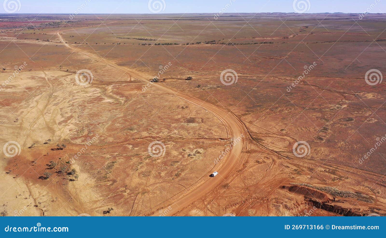 Driving through the Outback Desert. Stock Photo - Image of travel ...