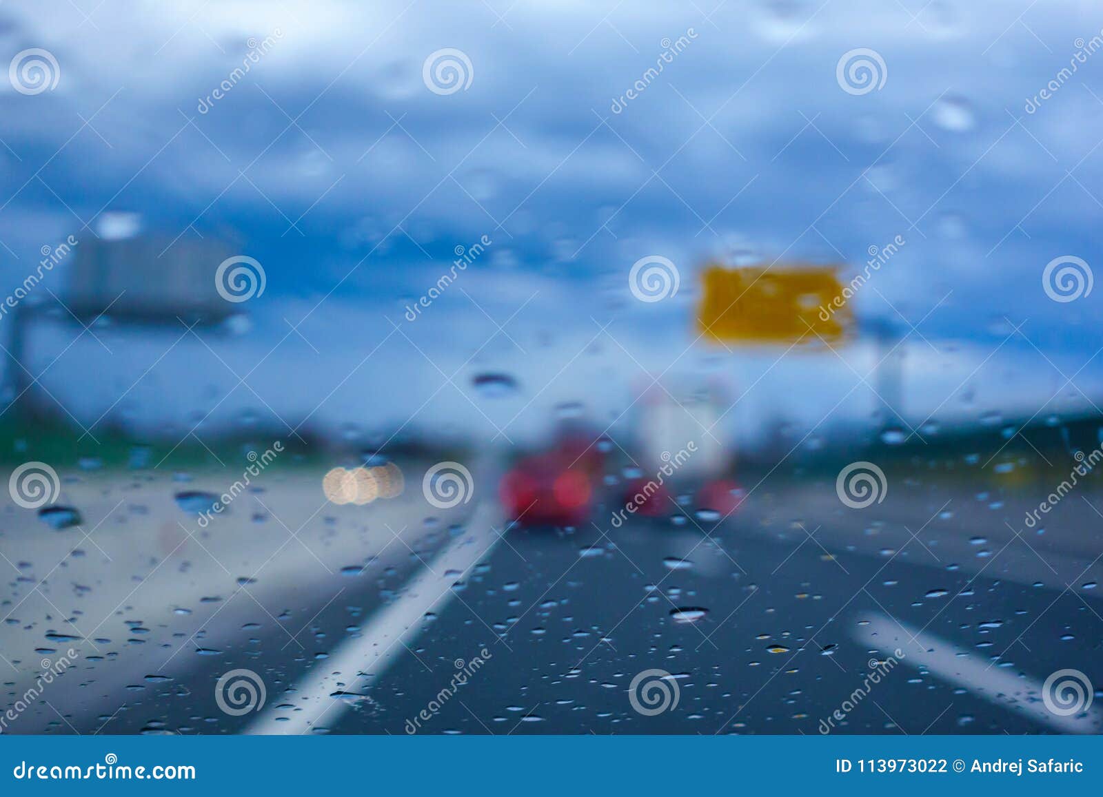 Drivers View Of The Cockpit In A Modern Motorcycle Royalty-Free Stock ...